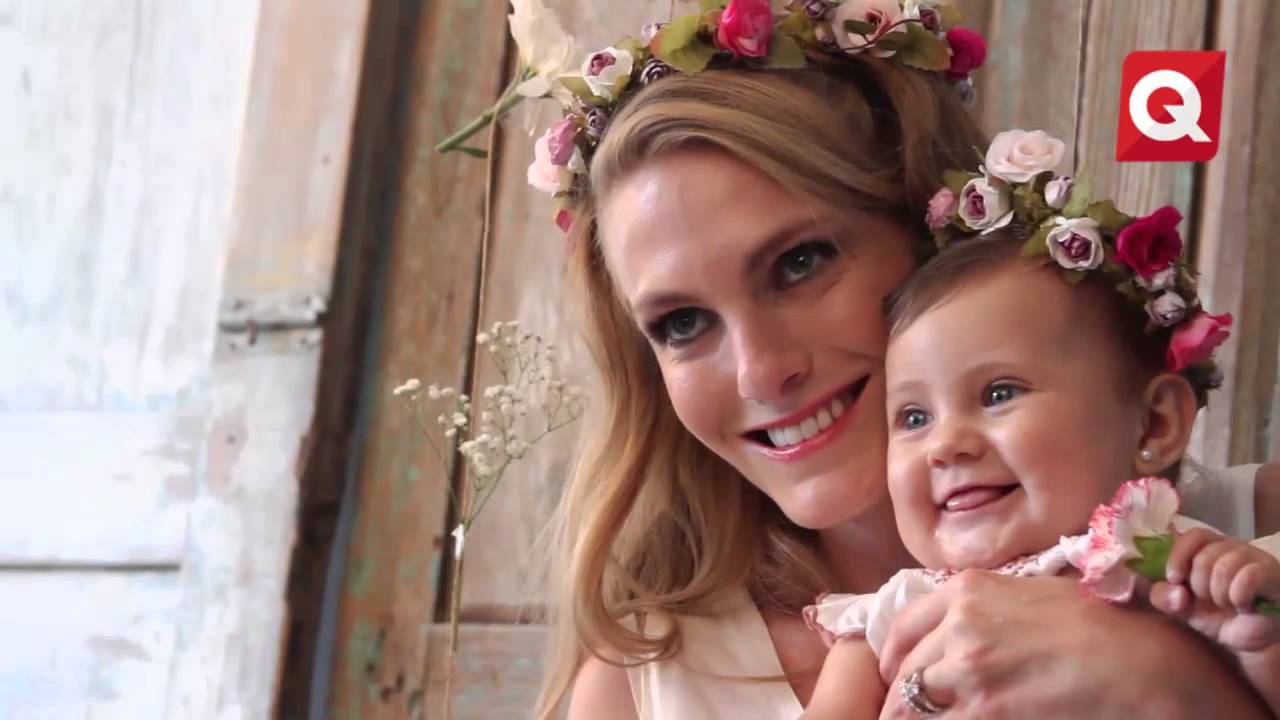 PORTADA – CARLA HUBER Y SU BEBÉ ISABELLA – 19 de Mayo 2015 – Estudio Q